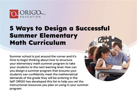 How To Boost Your Summer School Math Program With Origo Education Origo Education Posted On