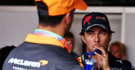 Sergio Perez Pretty Relaxed About Daniel Ricciardos Red Bull Return