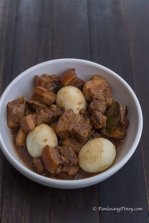 Pork Adobo In Pineapple Juice With Boiled Egg Recipe Pork Adobo Adobo Pineapple Recipes