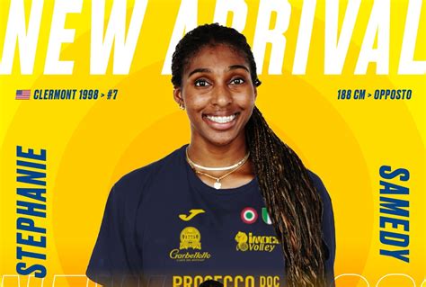 Novita Nel Roster Arriva Da Perugia Lopposta Usa Stephanie Samedy