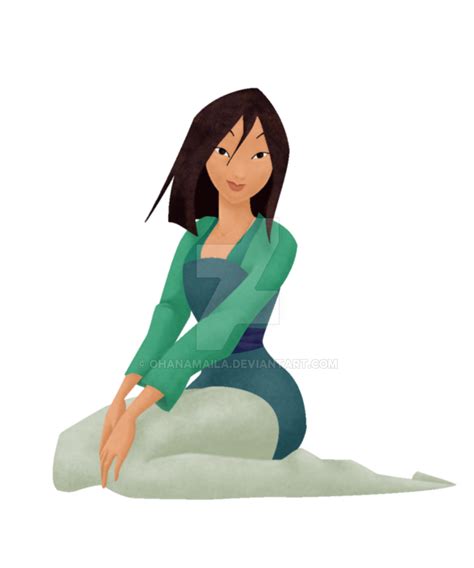 Mulan With Short Hair By Ohanamaila On Deviantart