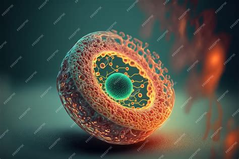 인간 세포 3d 신경 연결 세포 치료 과학 배경 생명과 생물학 의학 과학 분자 연구 프리미엄 사진