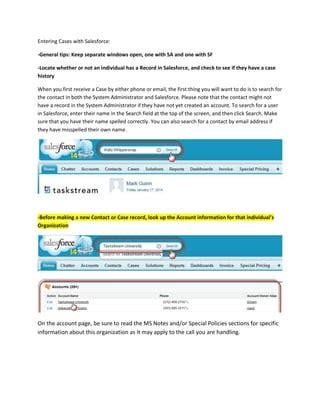 Salesforce Training Guide DOCX