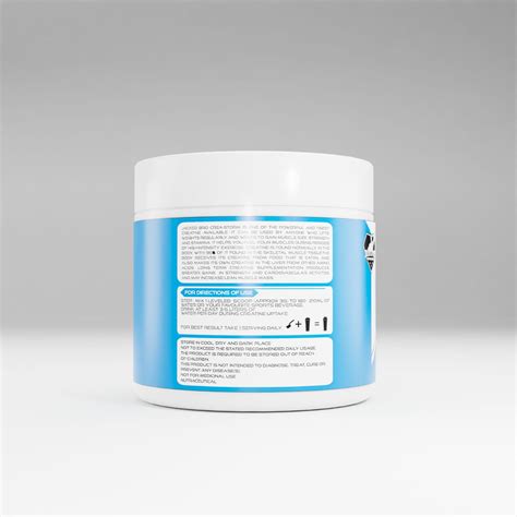 Crea Strom Creatine Monohydrate Jackedbro Supplements