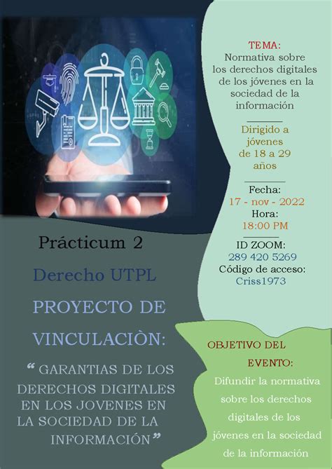 Normativa Sobre Los Derechos Digitales De Los Jóvenes En La Sociedad De
