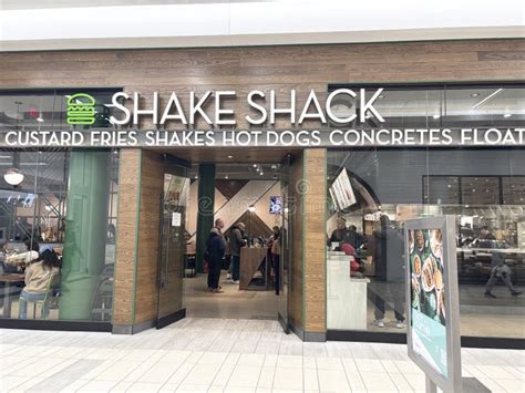Shake Shack Store In Burlington Mall At Burlington Ma On January 4