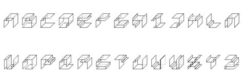 Paper Cube Cube Version Regular Font