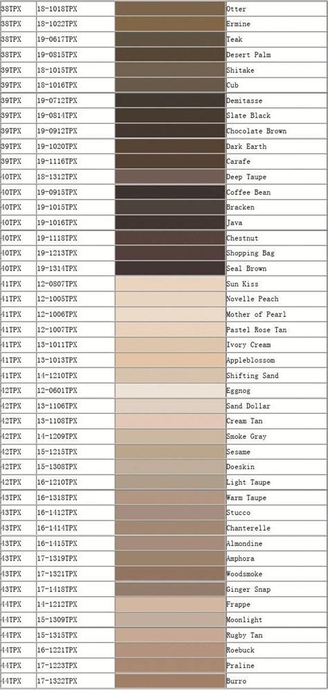 Pantone Tpx Tcx Word