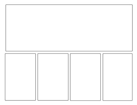 Comic Strip Template 10 Panels