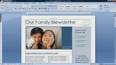 Use Word Developer Tools To Create Newsletter Logopass