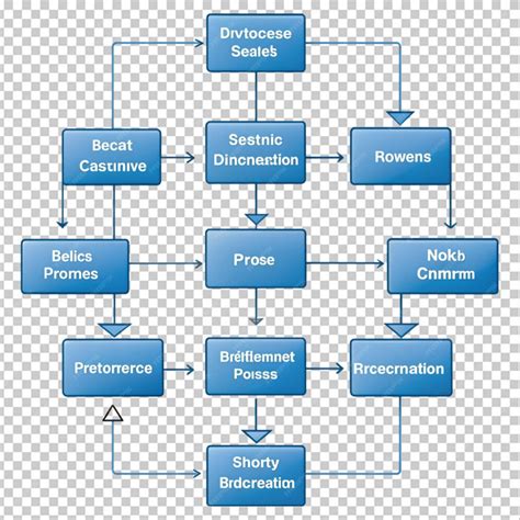 Business Process Automation Flowchart Premium Ai Generated Psd