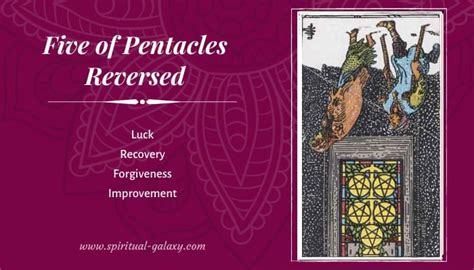 Five Of Pentacles Tarot Card Meaning Upright Reversed Spiritual Galaxy