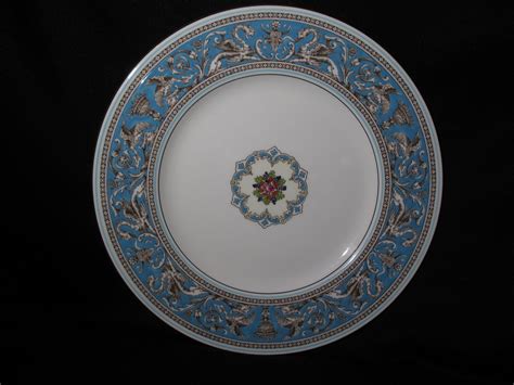 Wedgwood Florentine Turquoise Dinner Plate Missing Pieces