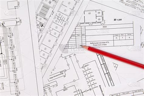 电气工程图纸打印和铅笔