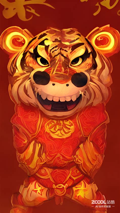 小老虎拟人 素材网站 图片免费下载 ZCOOL站酷