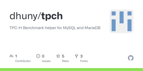 github dhuny tpch tpc h benchmark helper for mysql and mariadb