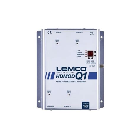 Lemco Hdmod Q1 Modulator 4 Hdmi To 4 Rf Dvb T