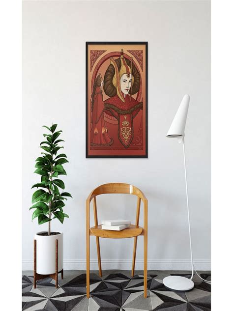 Poster Dart Star Wars Queen Padmé Amidala 50 X 40 Cm
