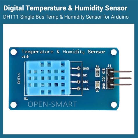 Digital Temperature And Humidity Sensor Module Single Bus Control For Arduino £399 Picclick Uk