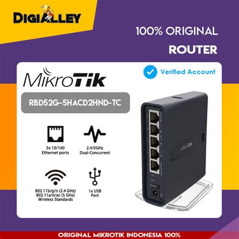 Mikrotik Rb952 Ui 5ac2nd Tc 952ui Hap Tc Ac Lite Dualband Wireless Tc Lazada Indonesia