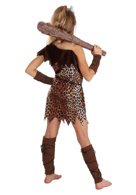 Girls Prehistoric Cave Girl Costume
