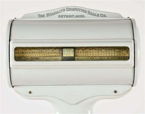 Lot Detail Standard Computing Scale Co White Scale
