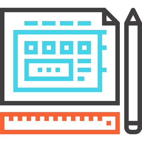 Blueprint Maxim Flat Two Tone Linear Colors Icon
