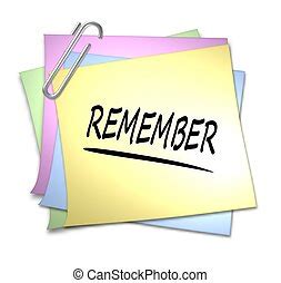Remember Clipart And Stock Illustrations 13 949 Remember Vector EPS