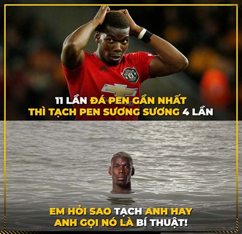 Pogba nhận mưa ảnh chế sau khi tạch pen khiến MU bị cầm hòa