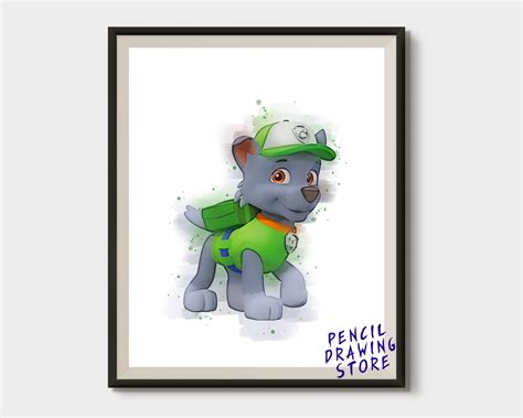 Paw Patrol Chase Everest Marshall Rocky Rubble Skye Etsy