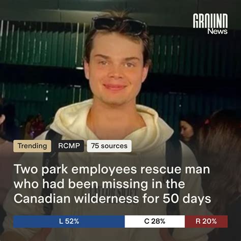 Ground News A 20 Year Old Hiker Sam Benastick Was Found Alive After Being Missing For 50