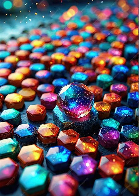 Premium Photo Dynamic Hexagonal Abstraction Ai Generated Hd Background