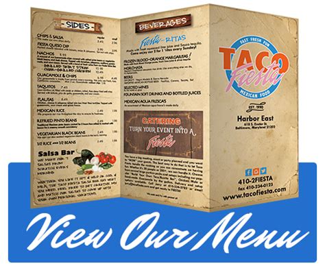 Menu Taco Fiesta