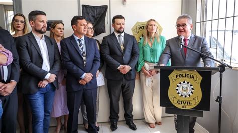 Governador inaugura a nova sede da Delegacia de Polícia de Esteio