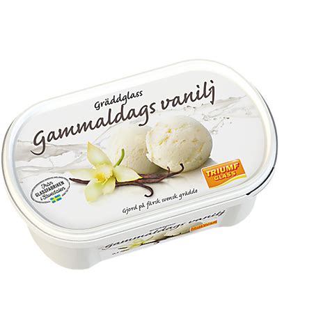Gräddglass Gammaldags Vanilj Triumf Glass Coop