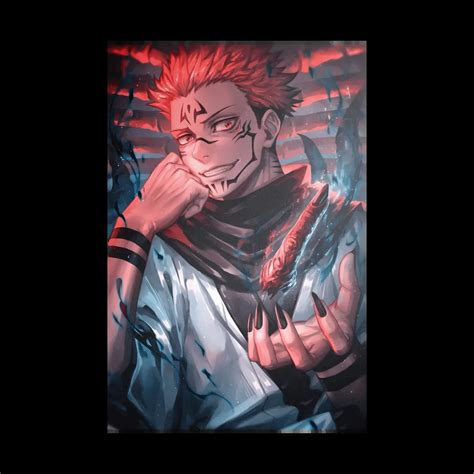 Crimson Grin And Cursed Finger Deluxe Metal Poster