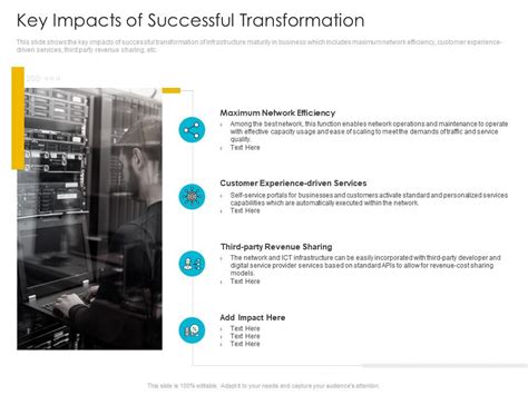 Key Impacts Of Successful Transformation Infrastructure Management Process Maturity Model