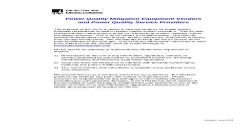 Download Pdf Power Quality Mitigation Equipment Vendors And Power