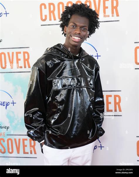 Tim Johnson Jr Arrives At The Disney Original Series The Crossover Premiere Held At The