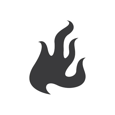 Premium Vector Sign Of Fire Flame Logo Vector Icon Illustration