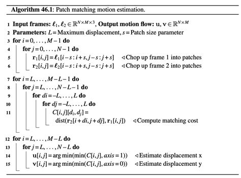 46 Motion Estimation Foundations Of Computer Vision