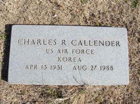 Charles R Callender 1931 1988 Find A Grave Memorial