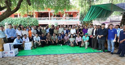 អង្គការក្រៅរដ្ឋាភិបាល ចំនួន៤៣ស្ថាប័ន ចុះពិនិត្យស្ថានភាពជំរំភៀសសឹកនៅវត្តជ្រោយនាងនួន