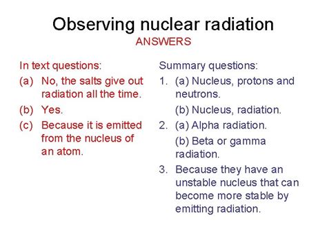 Aqa Gcse B Radioactivity Aqa Gcse Physics