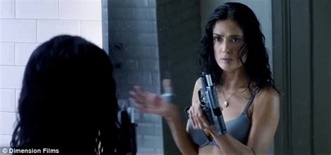 Salma Hayek Strips Down To Her Bra In Everly Trailer Daily Mail Online