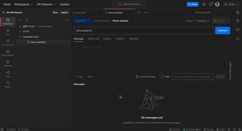 Listener Panel Doesn T Show In Websocket Request For Socket Io Help