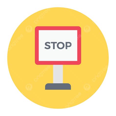 Block White Warning Flat Vector White Warning Flat Png And Vector