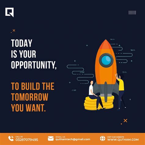 Qutham Technologies On Linkedin Buildyourfuture Opportunityknocks Dreambig Futurefoundation