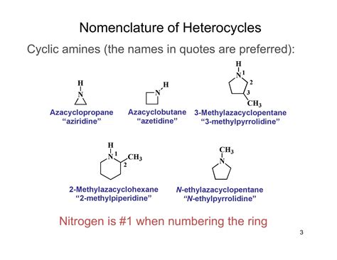 Nomenclature Of Heterocyclic Compounds Ppt