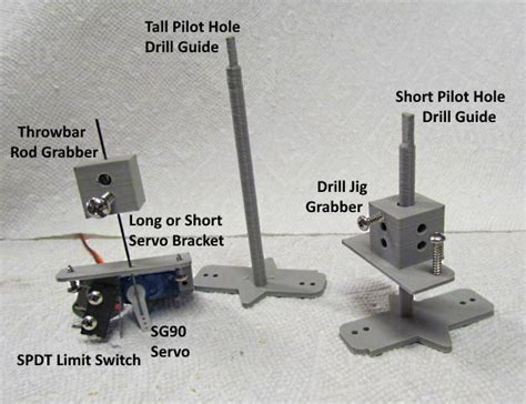Model Rairlrod Turnout Servo Mount With Limit Switch Free D File For Cults